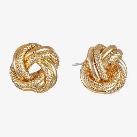 Click here for Monet Jewelry Knot 14mm Stud Earrings  One Size  Y... prices