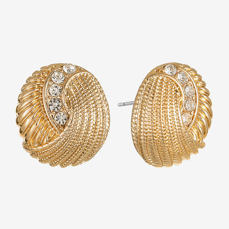 Click here for Monet Jewelry Gold Tone Spiral Glass 21mm Stud Ear... prices