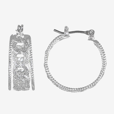 Click here for Monet Jewelry Chain Womens 23mm Hypoallergenic Hoo... prices