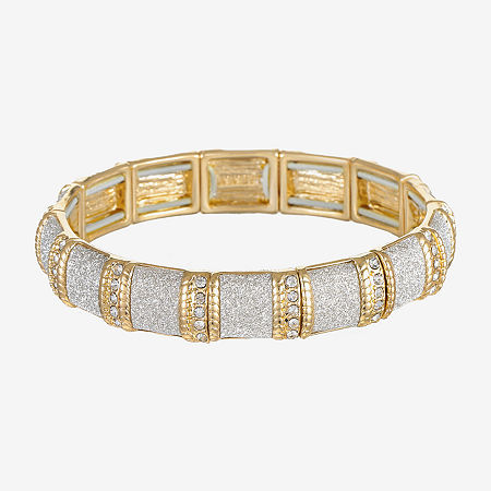 Click here for Monet Jewelry Gold Tone Womens Glass Stretch Brace... prices