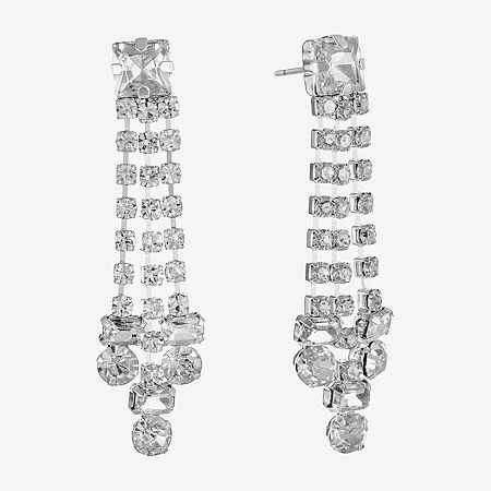 Click here for Monet Jewelry Timeless Silver Tone Womens Glass Hy... prices