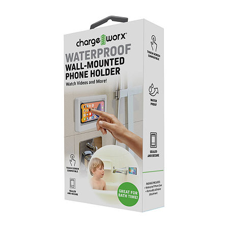 Click here for Chargeworx Shower Phone Holder  One Size  White prices