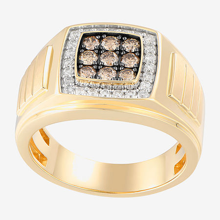 Click here for Mens 3/4 CT. T.W. Natural Champagne Diamond 10K Go... prices