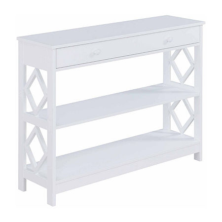 Click here for 1-Drawer Console Table  One Size  White prices