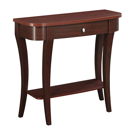 Click here for Newport 1-Drawer Console Table  One Size  Brown prices