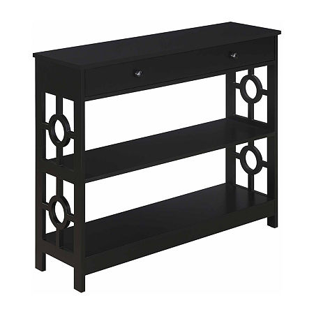 Click here for 1-Drawer Console Table  One Size  Black prices