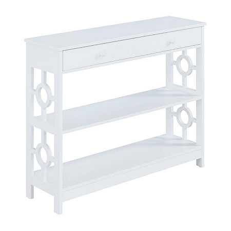 Click here for 1-Drawer Console Table  One Size  White prices