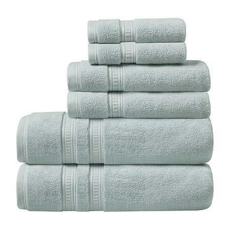 Closeout! Beautyrest Plume Feather Touch Cotton 6-Pc. Bath Towel Set - Seafoam