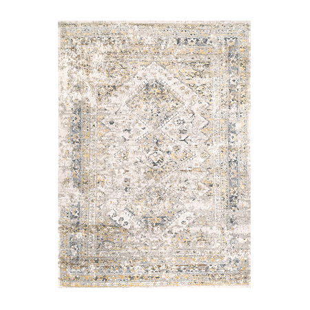 nuLoom Druzy CFDR05B 8 x 10 Area Rug - Gold-tone