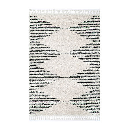 Click here for Nuloom Bria Striped Indoor Rectangular Accent Rug... prices