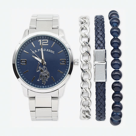 Click here for U.S. Polo Assn. Us Polo Assn. Mens Silver Tone 4-p... prices