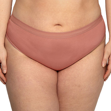 Click here for Curvy Couture Silky Smooth High Cut Brief Panty -... prices