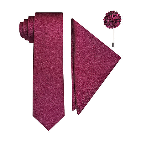 Click here for J. Ferrar Shimmer Tie Set  One Size  Pink prices