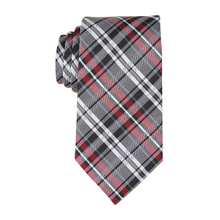 Click here for Stafford Plaid Tie  One Size  Black prices