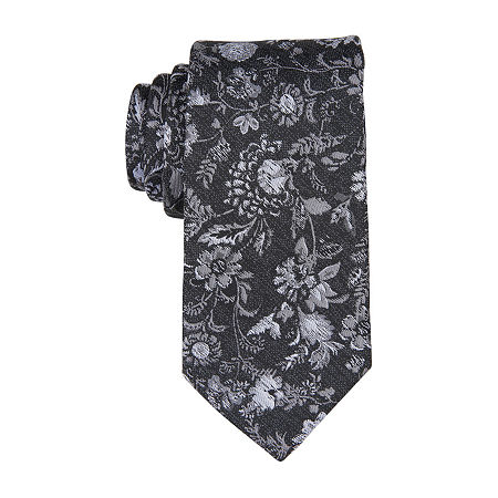 Click here for Stafford Floral Tie  One Size  Black prices