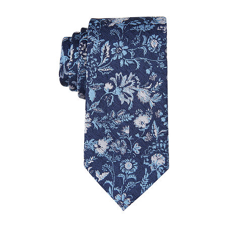 Click here for Stafford Floral Tie  One Size  Blue prices