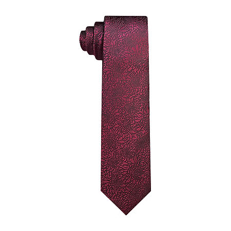 Click here for J. Ferrar Floral Tie  One Size  Red prices