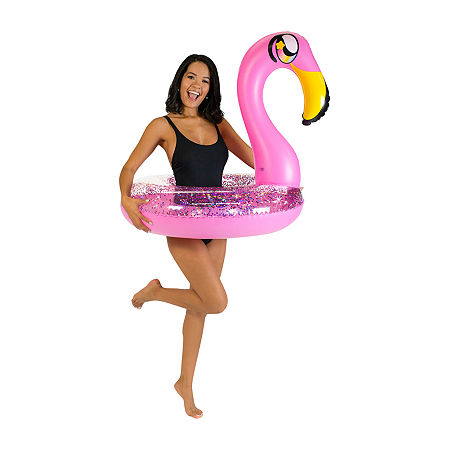 Click here for PoolCandy Glitter Flamingo - 36IN Pool Tube  One S... prices