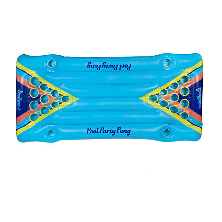 PoolCandy Inflatable Pool Party Pong - Navy
