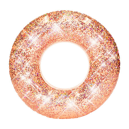 Click here for PoolCandy Rose Gold Glitter Pool Tube Jumbo 48IN... prices