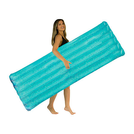 Click here for PoolCandy Aqua Glitter Deluxe Pool Raft Xl 74IN X... prices