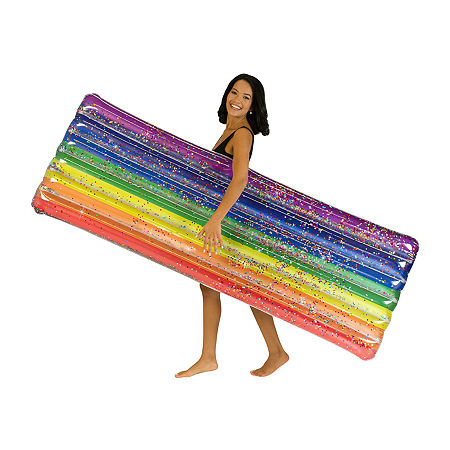 Click here for PoolCandy Classic Rainbow Deluxe 74IN Pool Raft  O... prices