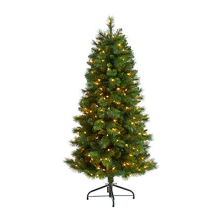 Click here for Nearly Natural Faux 5 Foot Pre-Lit Pine Christmas... prices