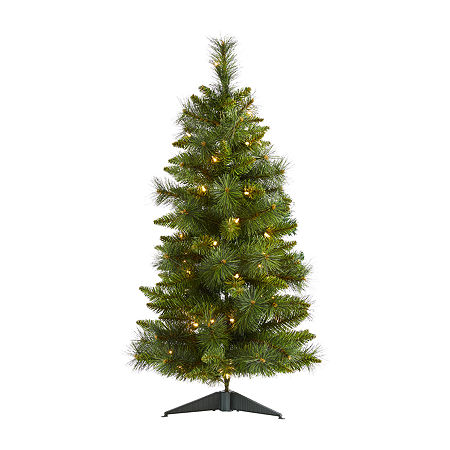Click here for Nearly Natural New Haven Faux 3 Foot Pre-Lit Pine... prices
