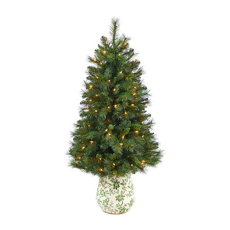 Click here for Nearly Natural Mountain Faux 4 1/2 Foot Pre-Lit Pi... prices