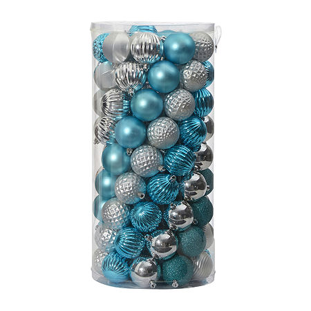 Click here for Nearly Natural Shatterproof Tree Blue Set 100-pc.... prices