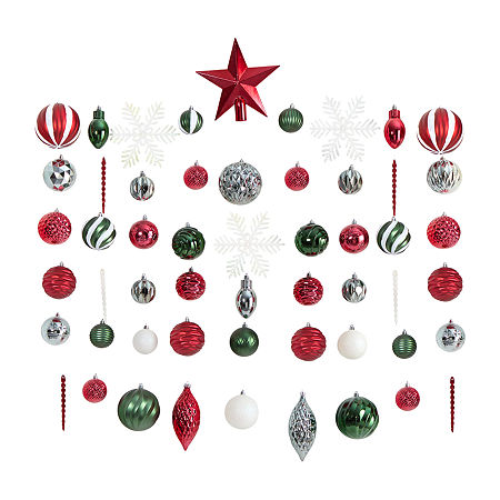 Click here for Nearly Natural Count 100-pc. Christmas Ornament  O... prices