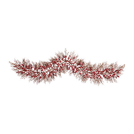 Click here for Nearly Natural 6ft. Red Berry Faux Christmas Indoo... prices