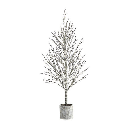 Click here for Nearly Natural Faux Twig 4 Foot Christmas Tree  On... prices