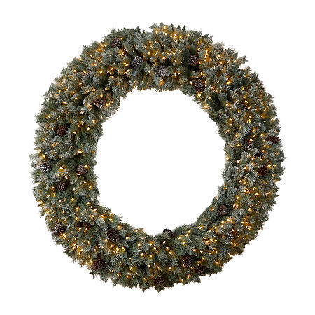 Click here for Nearly Natural 72in. Faux Pine Pinecones Pre-Lit W... prices