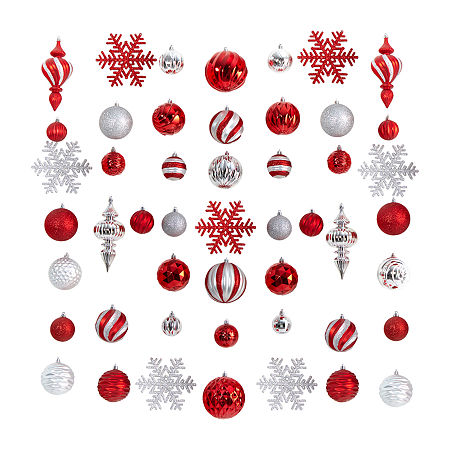 Click here for Nearly Natural Set Count 81-pc. Christmas Ornament... prices