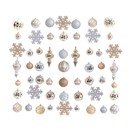 Click here for Nearly Natural Set Count 81-pc. Christmas Ornament... prices