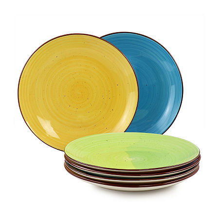 Click here for Elama Sebastian 6-pc. Stoneware Dinner Plate Set... prices