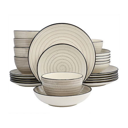 Click here for Elama Gia 24-pc. Stoneware Dinnerware Set  One Siz... prices