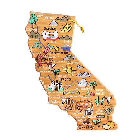 Click here for Totally Bamboo State Shaped Serving and Cutting Bo... prices