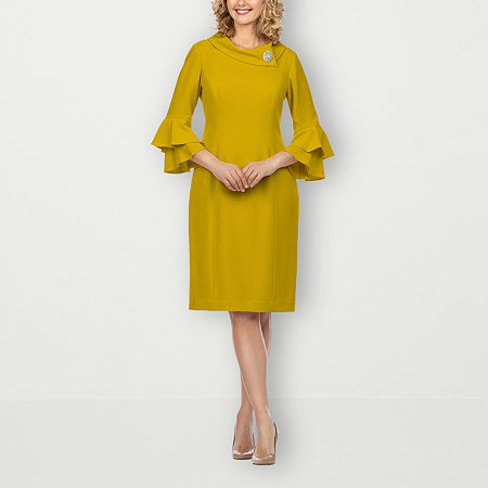Click here for Giovanna Signature 3/4 Sleeve Shift Dress - Plus... prices