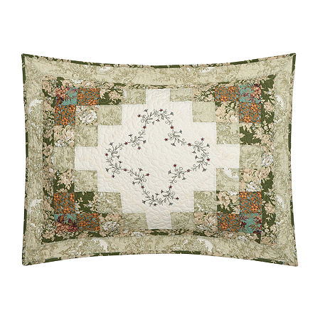 Click here for Laurel & Mayfair Alexis Pillow Sham  One Size  Gre... prices