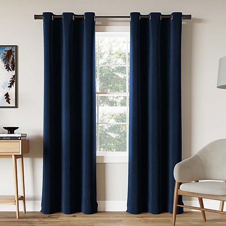 Click here for Cascade Pleated Velvet Blackout Grommet Curtain Pa... prices
