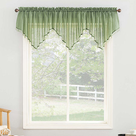 Click here for Crushed Sheer Voile Ascot Beaded Rod Pocket Curtai... prices