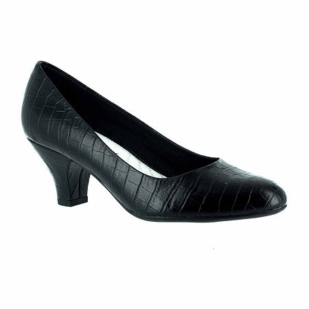 Click here for Easy Street Fabulous Womens Round Cone Heel Pumps... prices
