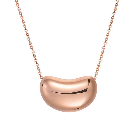 Click here for Womens 14K Rose Gold Over Silver 18 Inch Pendant N... prices