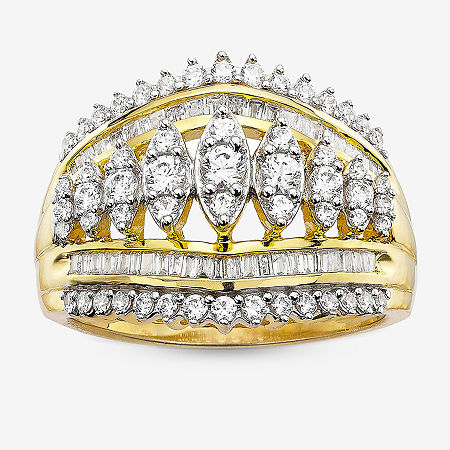 Click here for 1 CT.T.W. Natural Diamond 10K Yellow Gold Cocktail... prices