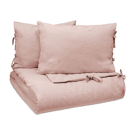 Click here for Vue Hinton Linen Set Duvet Cover  One Size  Orange prices