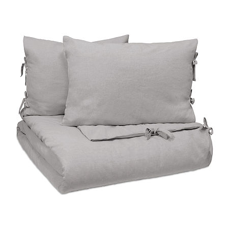 Click here for Vue Hinton Linen Set Duvet Cover  One Size  Gray prices