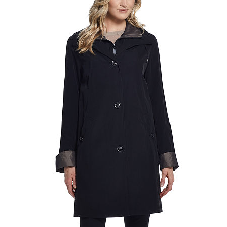 Click here for Gallery Womens Water Resistant Midweight Raincoat... prices
