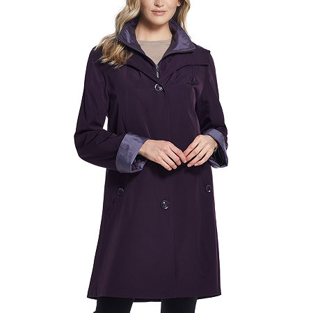 Click here for Gallery Womens Water Resistant Midweight Raincoat... prices